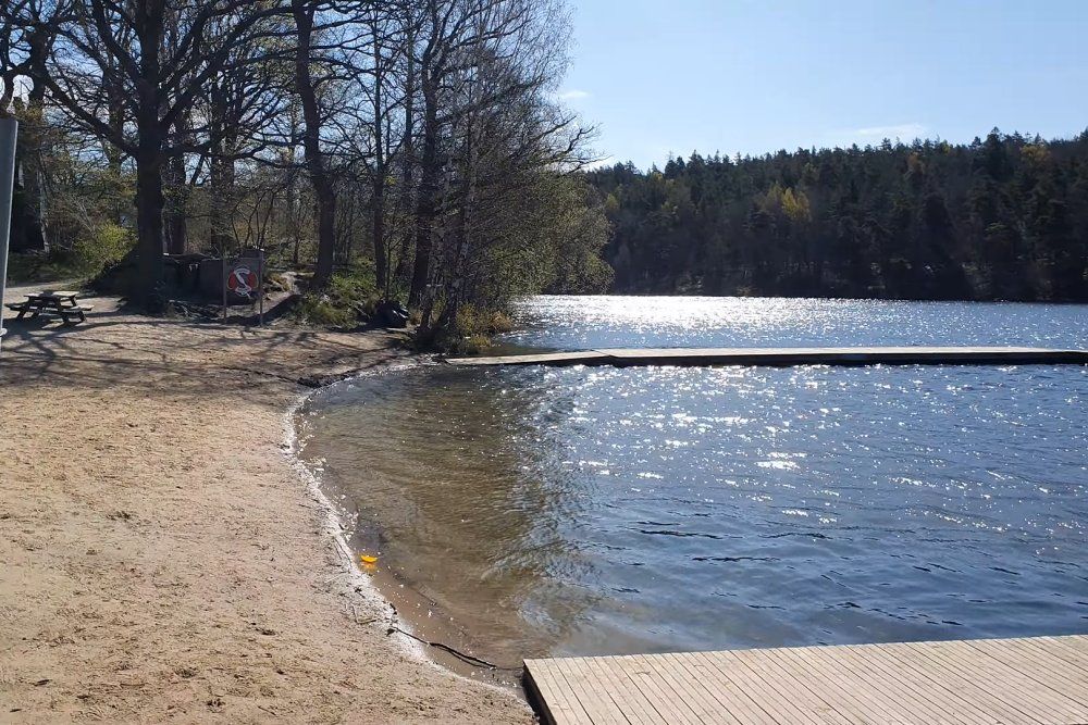 Sickla strand i Nacka